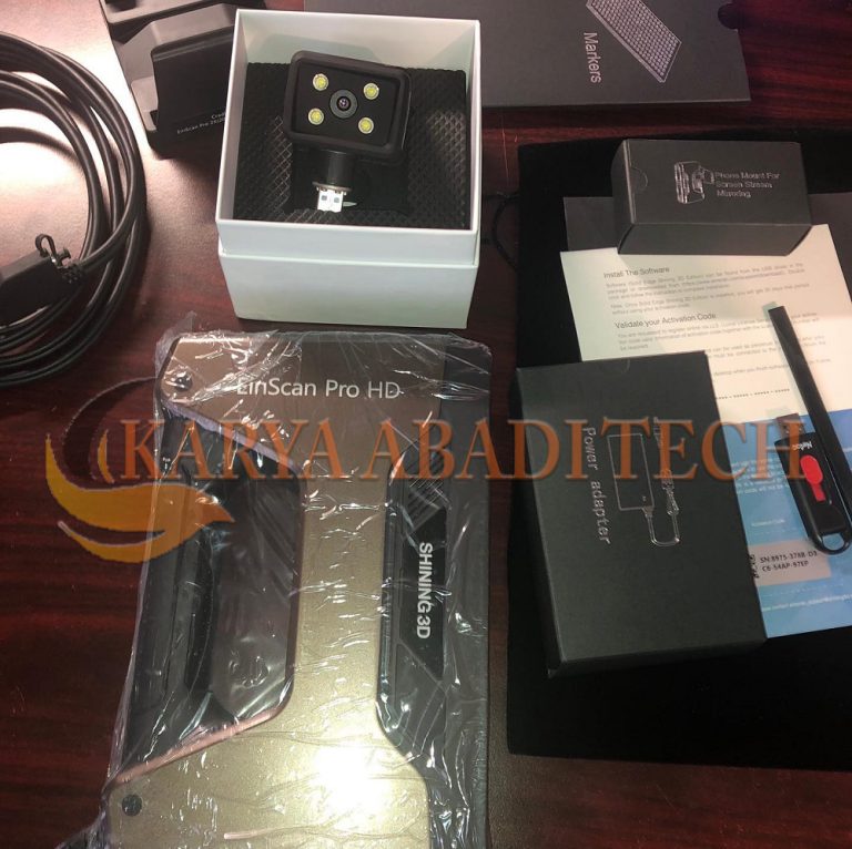 Shinning 3D Einscan Pro HD LED Laser Scanner - Karya Abadi Tech